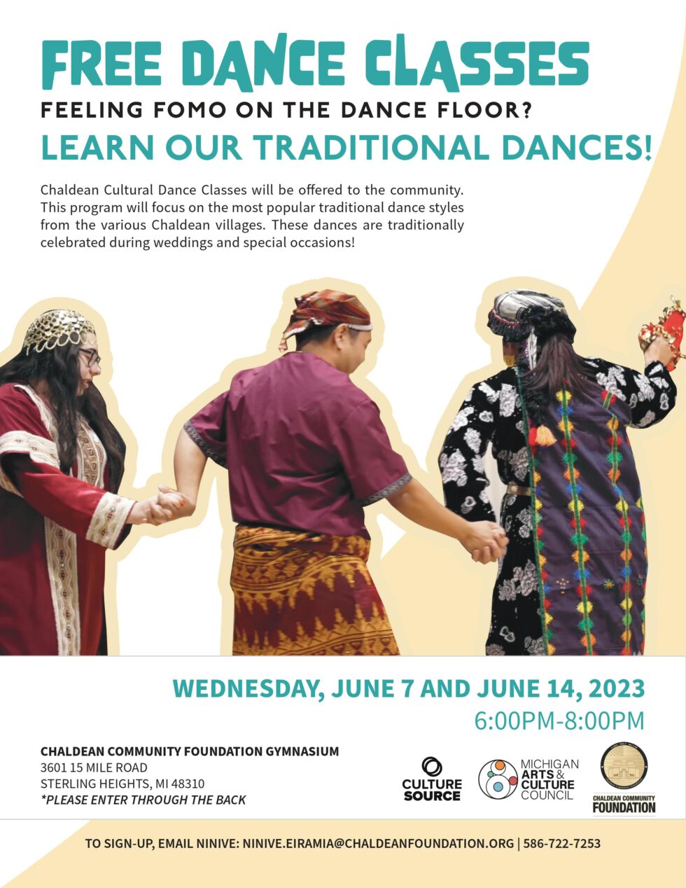 Traditional Dance Classes - Chaldean Community Foundation